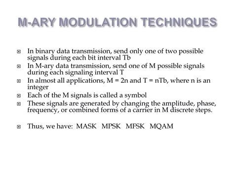 Digital Modulation Technique Pptx
