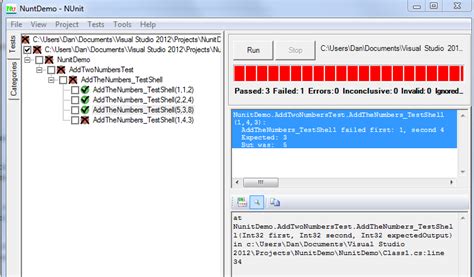 c pass data to nunit testcase stack overflow