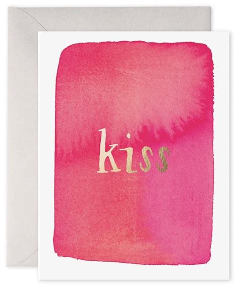 E FRANCES萬用卡 Kiss 粉紅燙金 誠品線上