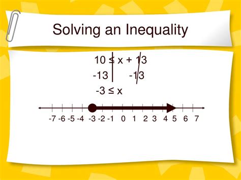Ppt 3 4 Solving Inequalities With Addition And Subtraction Powerpoint Presentation Id 1148729