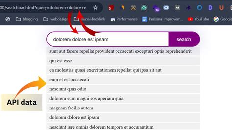 Search Suggestion And Search Autocomplete In Html Css Js Frontendzone Youtube