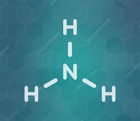 Ammonia Molecule Illustration Stock Image F Science Photo Library