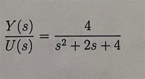 Solved Find The Impulse Response And Unit Step Response Of