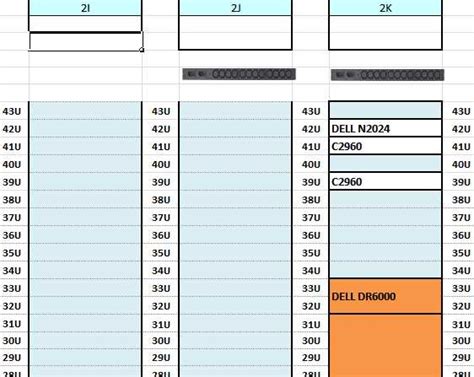 Creating A Visual Rack Diagram Using Microsoft Excel