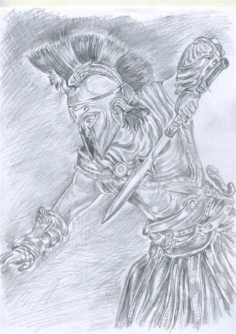 Ac Odyssey Pencil Art By Me R Assassinscreed