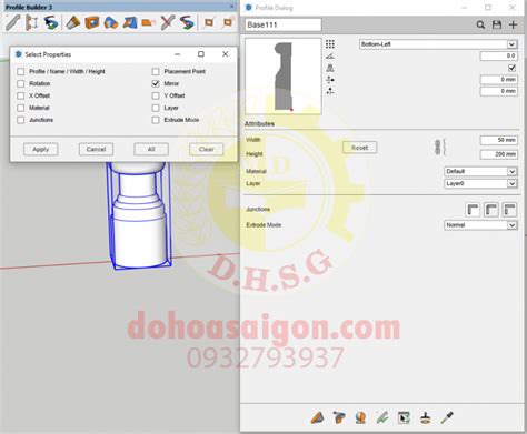 HƯỚng DẪn SỬ DỤng Plugin Profile Builder 3 Sketchup