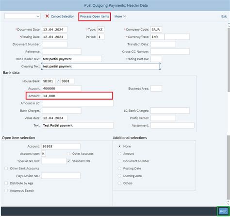Partial And Residual Payment