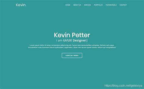 分享168套html个人博客模板 总有一个是你想要的 Csdn博客