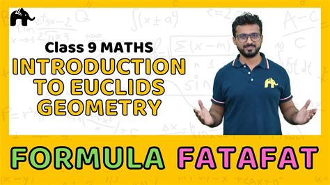 Introduction To Euclids Geometry Class 9 Maths Formulas Sheet Revision List Cbse Ncert Youtube