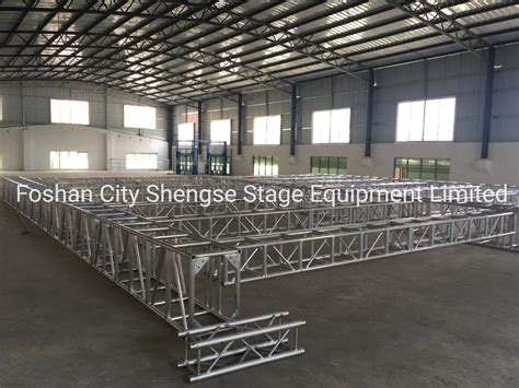 Portable Dj Lighting System Lighting Exhibition Line Array Speaker Stand Triangle Roof Bolt