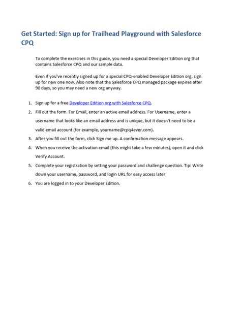 Salesforce Cpq Fast Path Exercise Guide Pdf Printer Computing