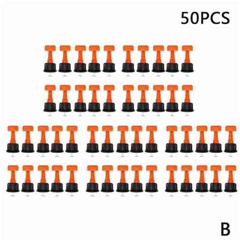 Orange Tile Reusable Positioning Leveling Leveler System T Lock Tool