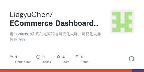 Github Liagyuchenecommercedashboardecharts 用echartsjs