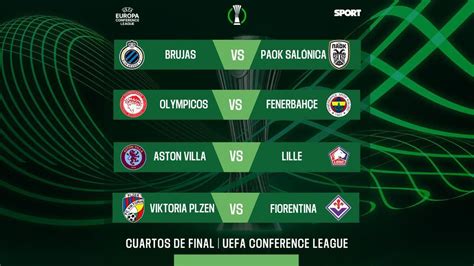 Conference League Todos Los Emparejamientos De Los Cuartos De Final