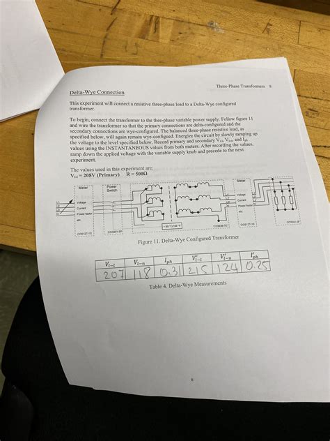 Laboratory Work Single Phase Transformers The Chegg