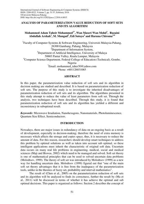 pdf analysis of parameterization value reduction of soft sets and its