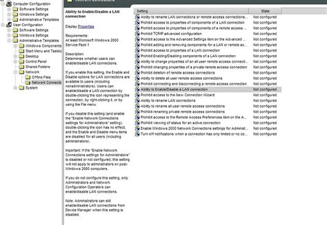 Local Area Connection Status Disable Button Location In Gpo 3 By Trevor2 Windows