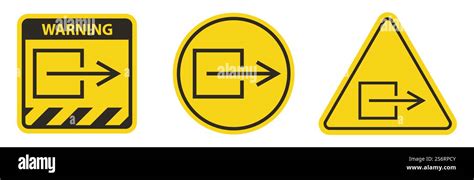 Output Exit Non Electrical Symbol Sign Vector Illustration Isolate On