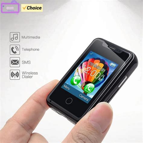 Супер мини-смартфон 8XR, сенсорный дисплей 1,77 дюйма, 2G, GSM | AliExpress