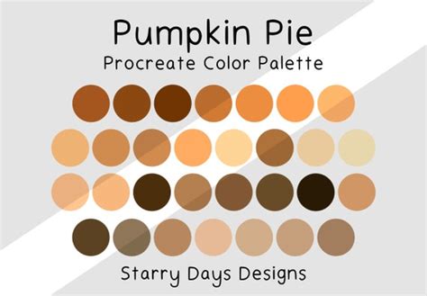 Procreate Color Palette Color Palette Procreate Color Etsy