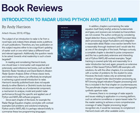 Radar Matlab Python Lacon Harrison