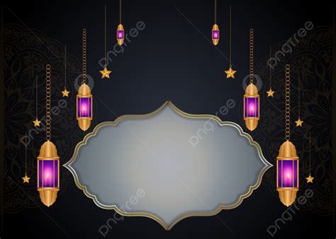 럭셔리 황금 이슬람 프레임 랜턴 Eid Al Fitr 아랍어 포스터 Jumma 라마단 카림 배경 이슬람 배너 칸델라 배경 일러스트 및 사진 무료 다운로드 Pngtree