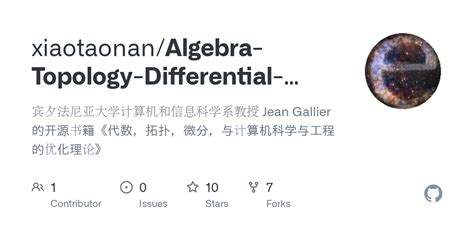 Algebra Topology Differential Calculus And Optimization Theory For