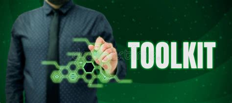 Writing Displaying Text Toolkit Conceptual Photo Set Of Tools Kept In