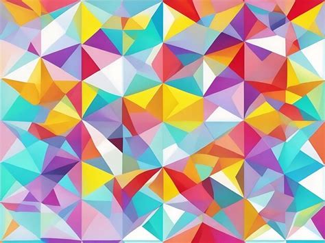 Premium Ai Image Triangles Polygon Geometric Royalty Graphic Ai Generated
