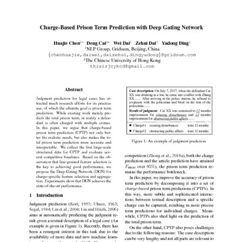 charge based prison term prediction with deep gating network acl anthology