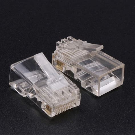 Jual Connector Jek Rj Cat E Cat Jack Kabel Lan Konektor Jaringan Internet Utp Rj Cat E