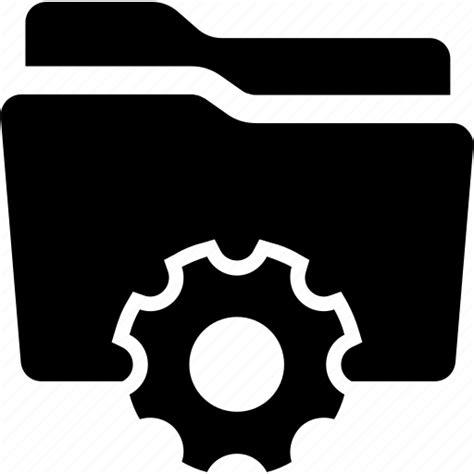 Folder Setting Folder Configuration Gear Setting Preferences Cog