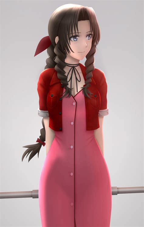Aerith Gainsborough Final Fantasy And More Drawn By Siraha Danbooru