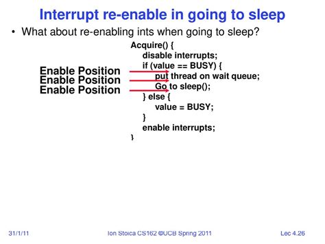 January 31 2011 Ion Stoica Cs162 Operating Systems And Systems