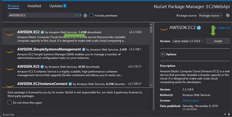 How To Create Launch And Terminate Ec2 Instance Using Aws Sdk For Net