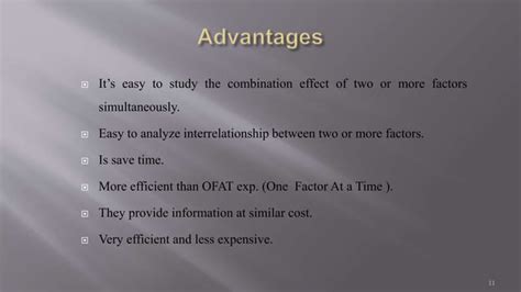 Factorial Design And Application In Formulationpptx Physics Science