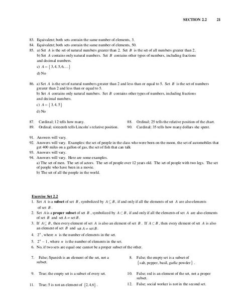 Solution Manual For A Survey Of Mathematics With Applications 8th Edi…