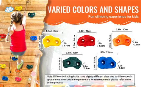 Vevor 25 Rock Climbing Holds Climbing Rocks With Knotted Rope Handles