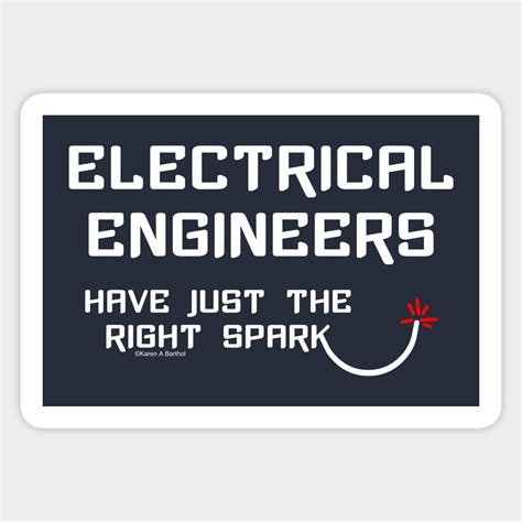 Electrical Engineering Spark Sticker