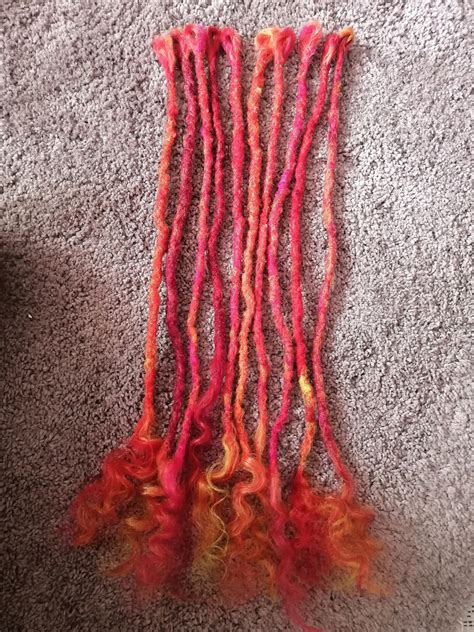 I Make Dreadlock Extensions 😁 Heres My Latest Custom Set 🌸 Extension Rebellion R Syntheticdreads