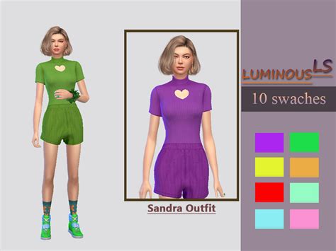 The Sims Resource Sandra Outfit