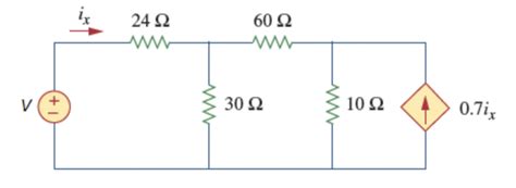 Solved Consider The Given Circuit Where V V Use Chegg