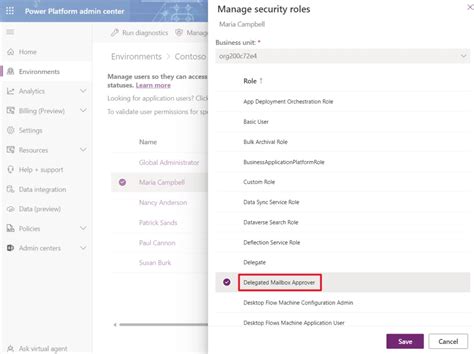 Delegate The Mailbox Approval Process Microsoft Power Platform Blog