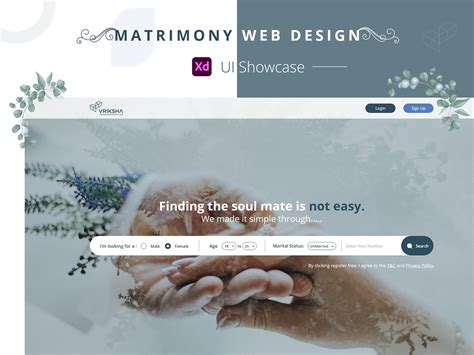 Matrimony Web Desgin On Behance