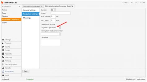 6 14 PaymentSense Dojo Integration SambaPOS Knowledgebase