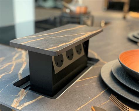Pop Up Sockets For Kitchen Worktops Installed With Your Worktop