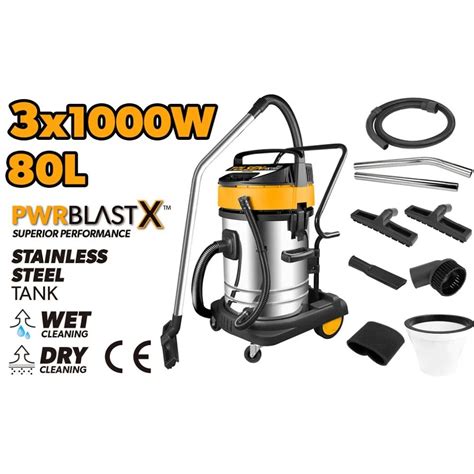 3000w 80l Vacuum Cleaner Industrial 79610 Tolsen