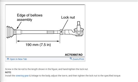 Tie Rod Torque Specs Hello I Am Trying To Replace My Tie Rods