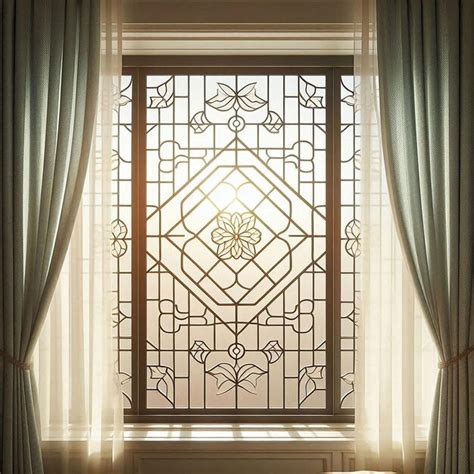 Windos Screen Decorated Design Premium Ai Generated Image