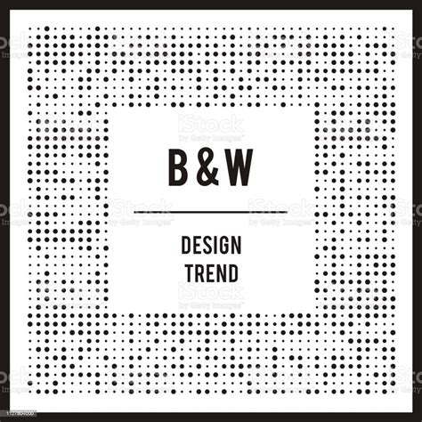 흑인과 백인 도트 디자인입니다 하프톤 프레임 배경입니다 현대 추상 패턴 0명에 대한 스톡 벡터 아트 및 기타 이미지 0명 개념 개념과 주제 Istock